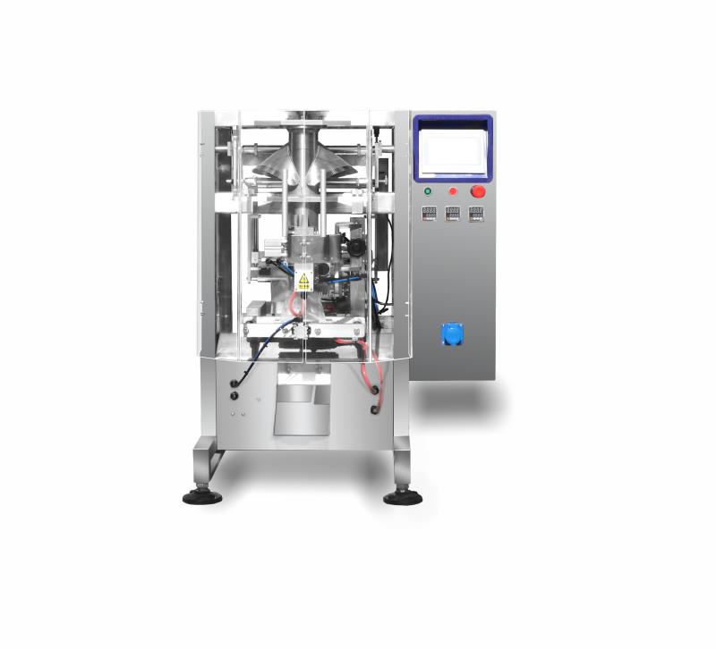 Vertical form fill and seal pounch packaging machines for nuts grain ...